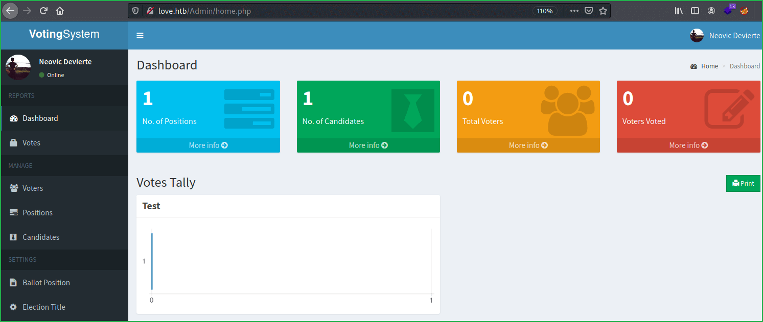 Love HackTheBox WalkThrough - Ethicalhacs.com